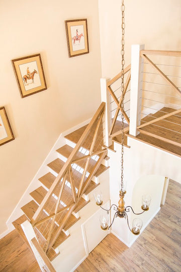 Notched Newel Wood Post | 48" x 3.5" | 350N – All Things Stairs