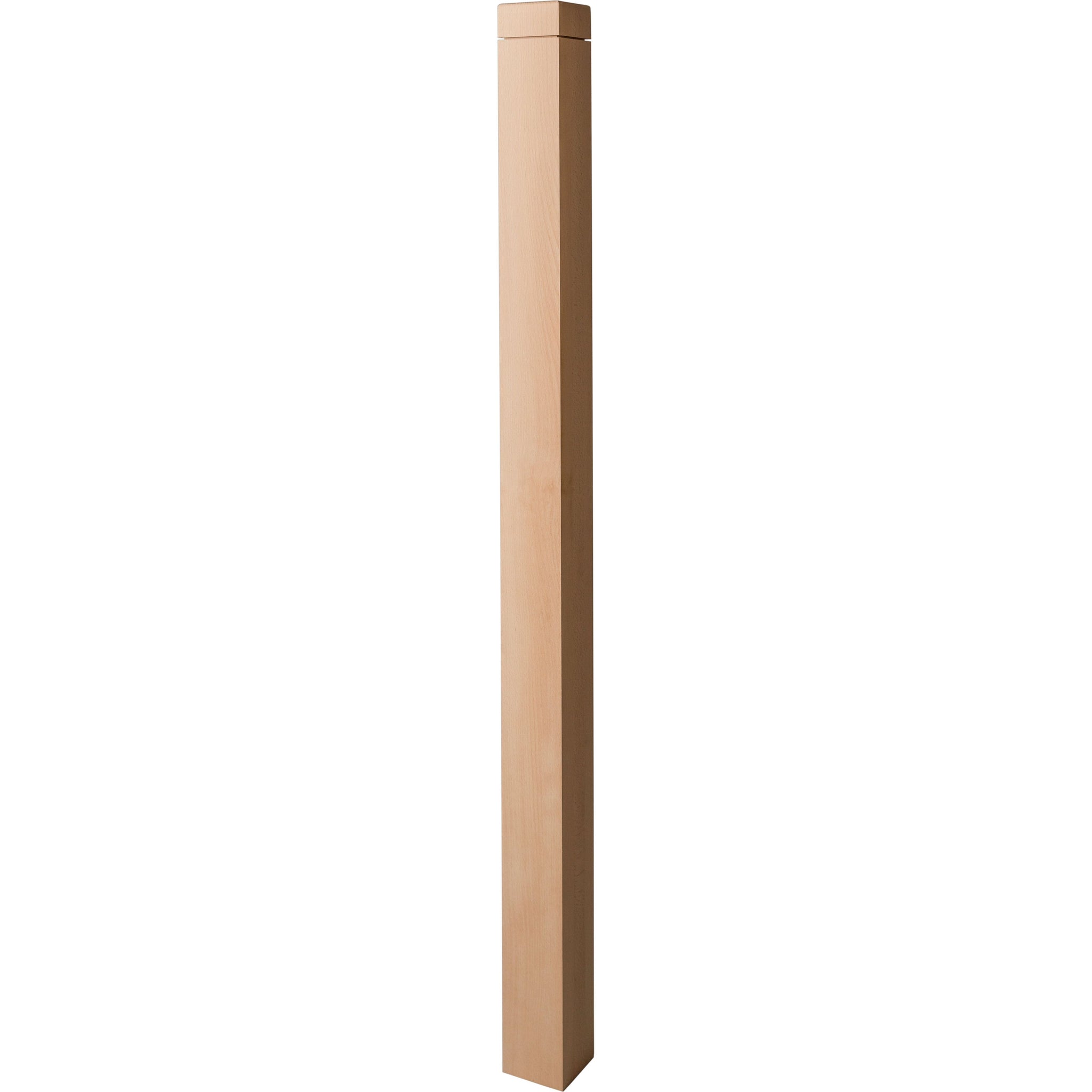 Notched Newel Wood Post | 48" x 3" | 300N – All Things Stairs