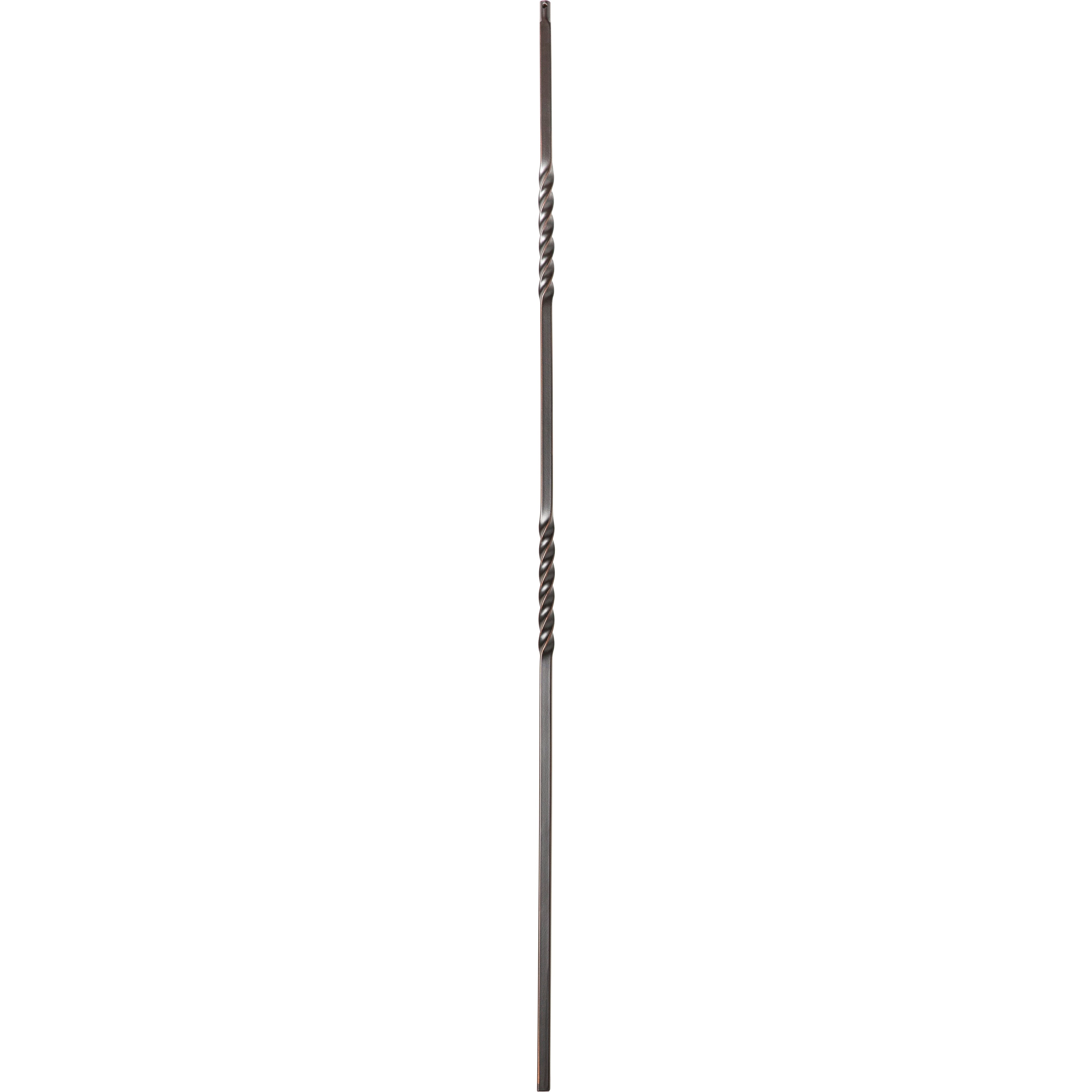 T03 | Iron Baluster | Double Twist | 1/2" x 44" – All Things Stairs