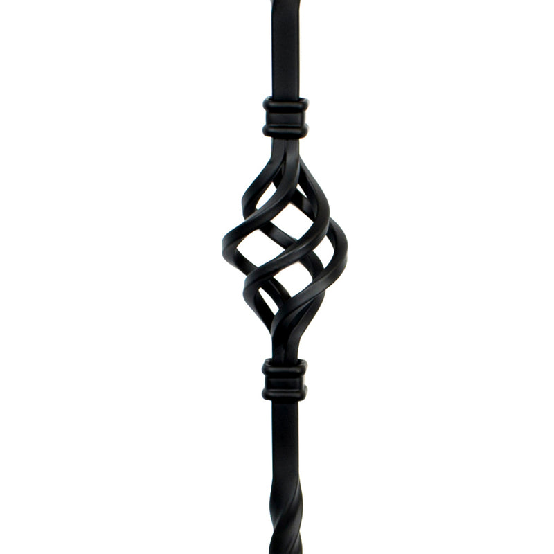 T05 - Iron Baluster - Double Basket - 1/2" x 44" – All Things Stairs