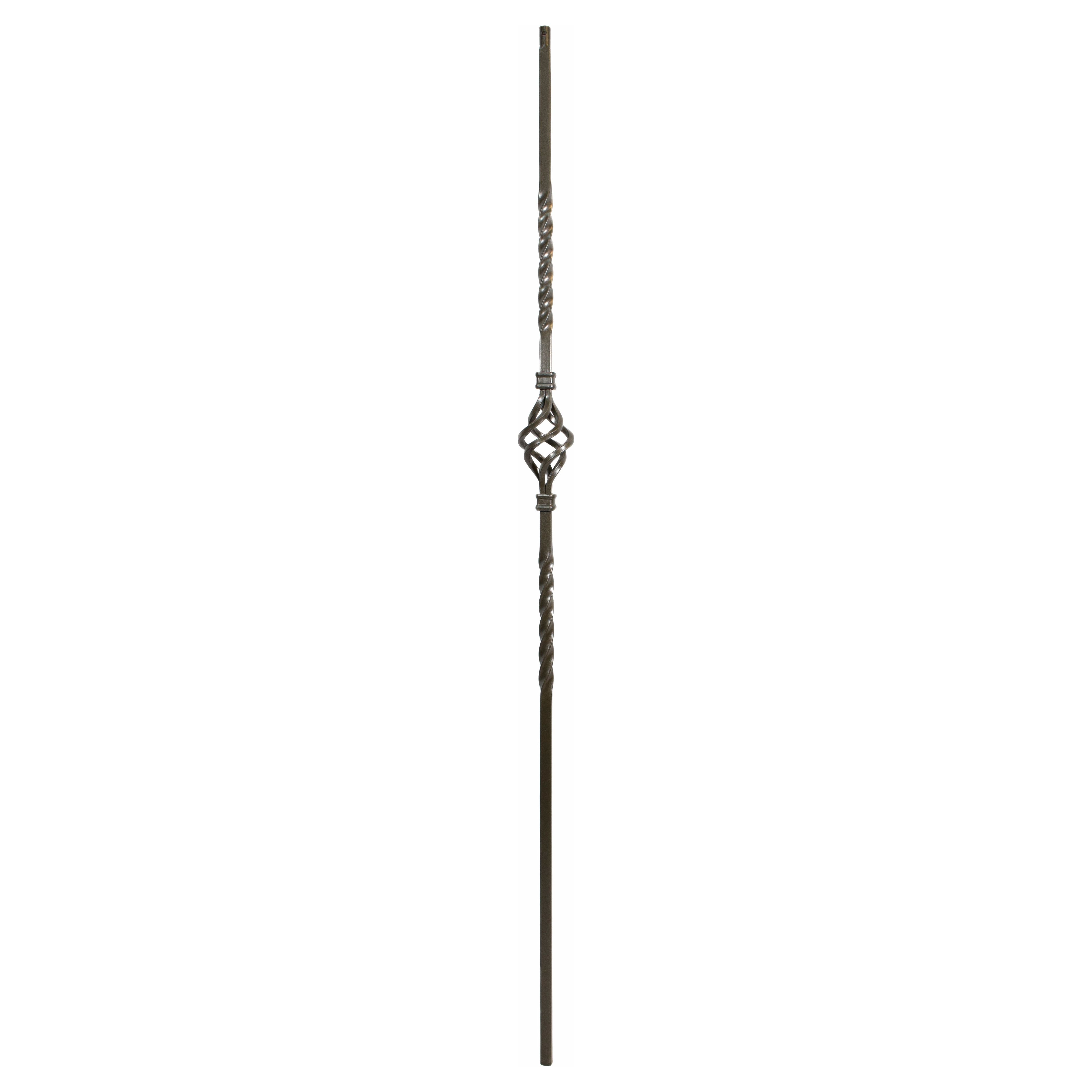 T04 - Iron Baluster - Single Basket - 1/2" x 44" – All Things Stairs