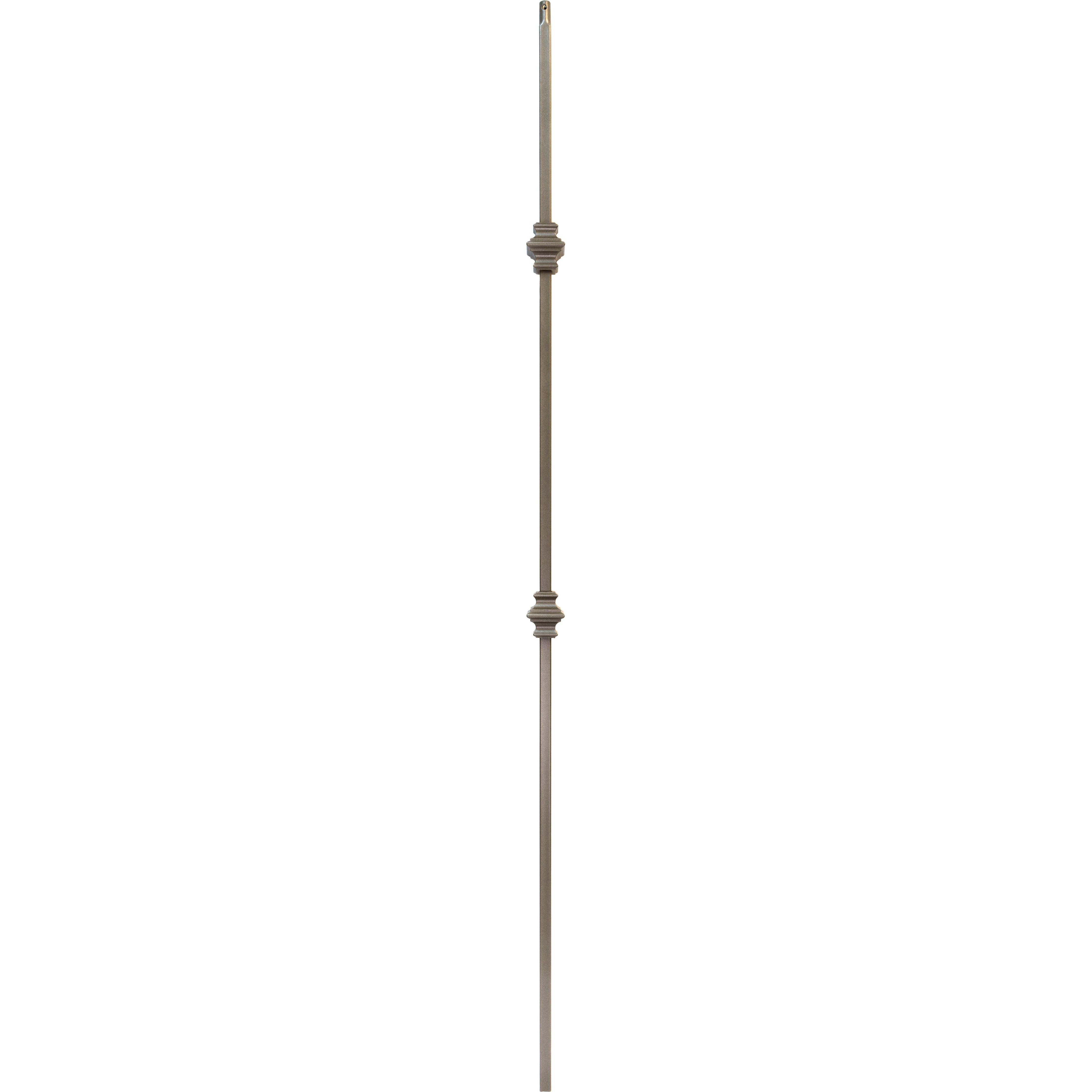 T61 - Iron Baluster - Square - Double Knuckle - 1/2" – All Things Stairs